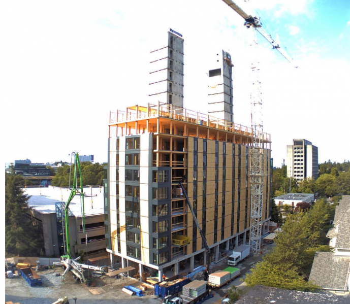 World's tallest timber tower continues to rise at UBC