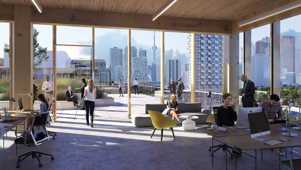3XN-designed timber office building in Toronto aspires to be tallest in ...
