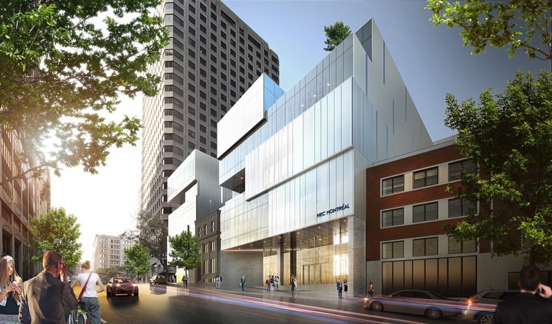 Provencher_Roy unveils new building for HEC Montréal