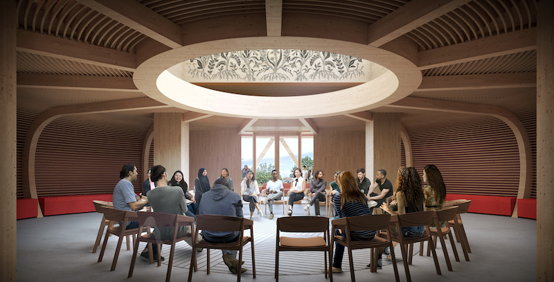 centennial-college-progress-campus-a-block-circle-room - Building