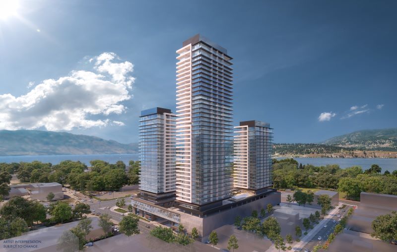 Three-tower development in Kelowna to feature tallest building in B.C ...