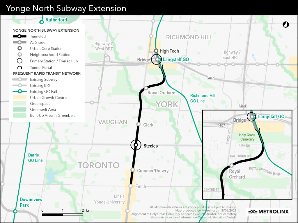 Ontario Reports Next Stage for Yonge North Subway Extension