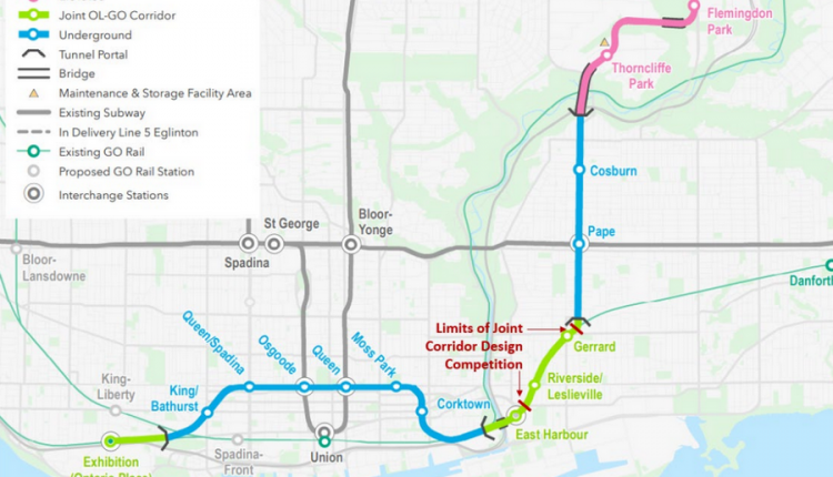 Ontario-Line-map - Building